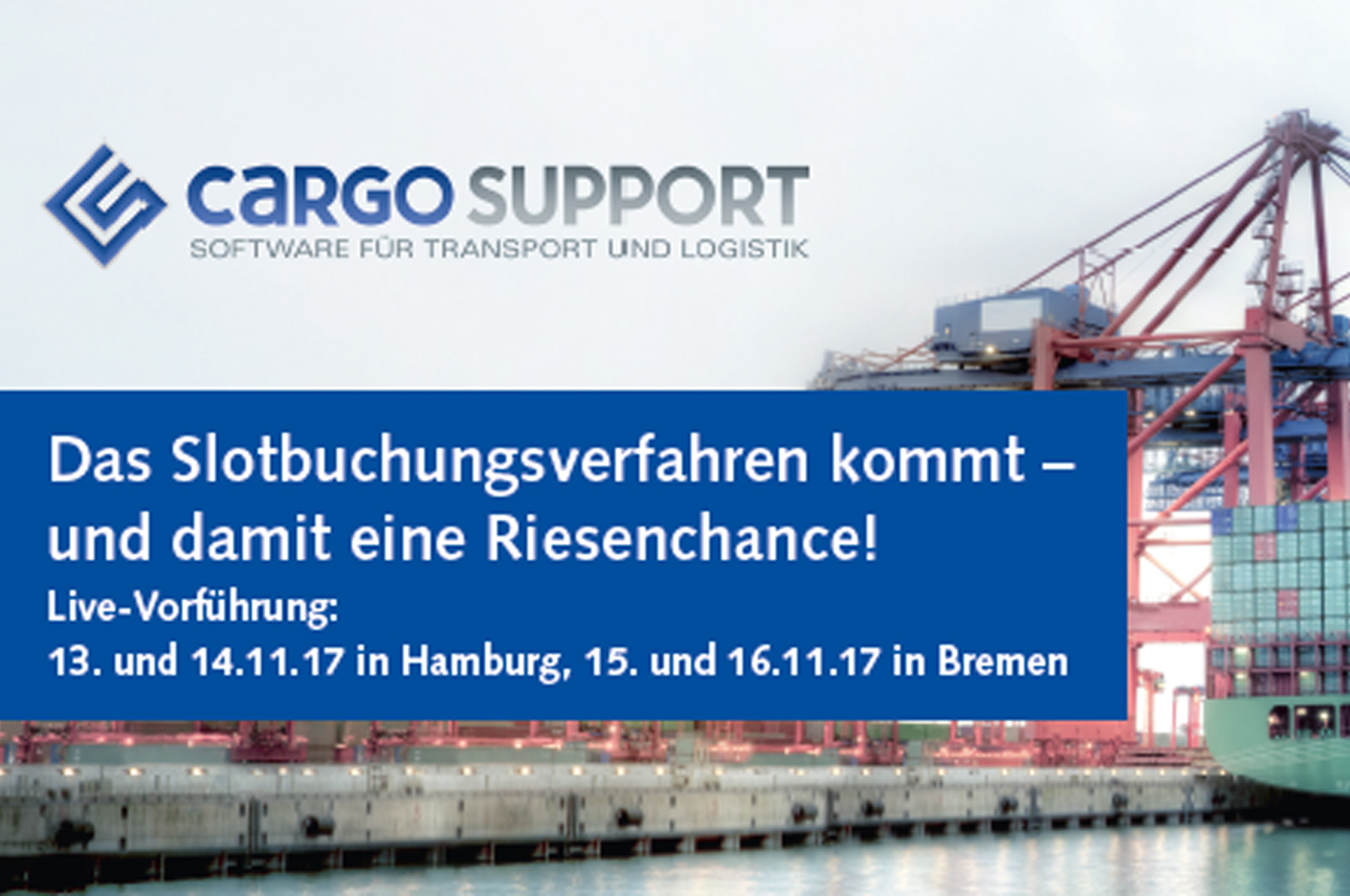 Keine Zeit zur transport logistic zu kommen?